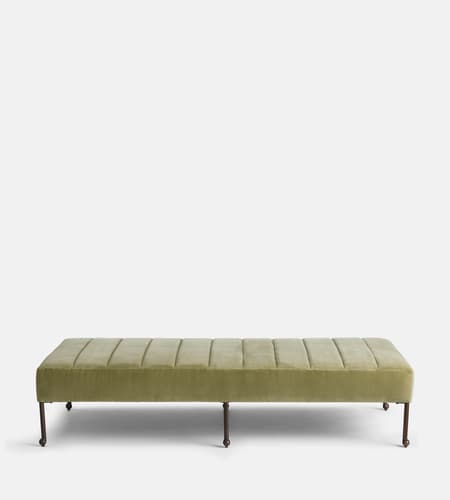 Poppy Bench, Velvet, Fern