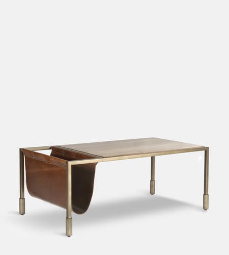 Portnall Coffee Table, Travertine - Soho Home