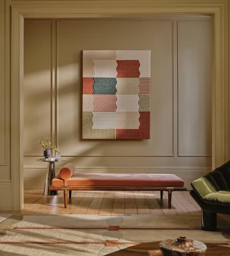 Theodore Daybed, Antique Rose Velvet, US