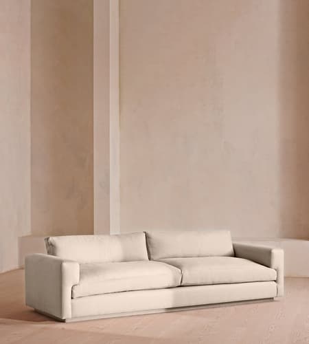 Mossley Four Seater Sofa, Linen, Bisque