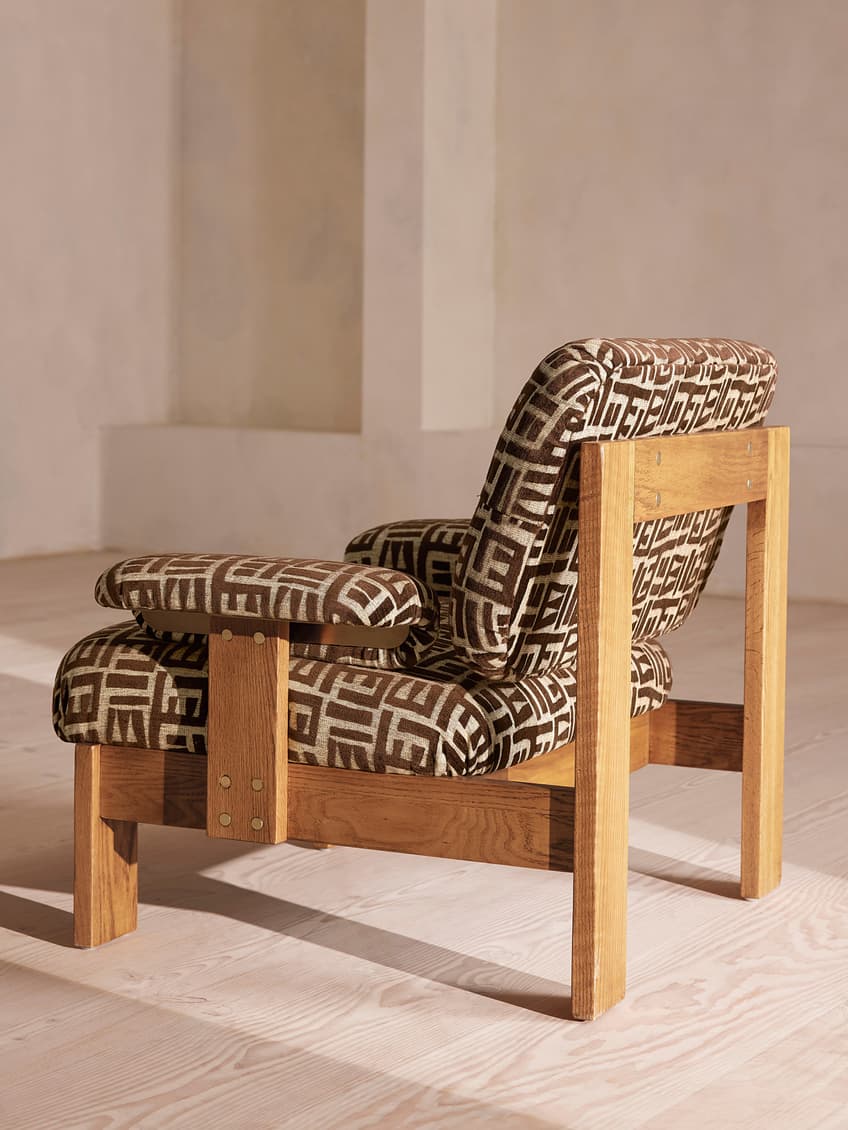 Horton Armchair, Pierre Frey Tsomba, Ecru