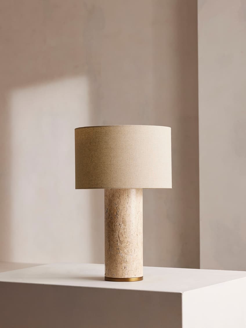 Remi Stone Table Lamp, Large