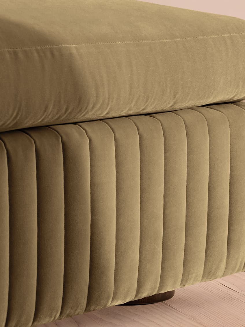 Oona Modular Sofa, L-Shape Sofa, Velvet Lichen UK