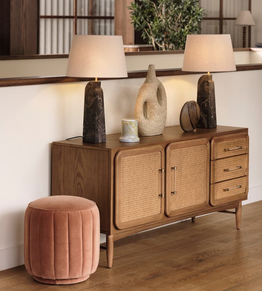 Oscar Cane & Oak Sideboard