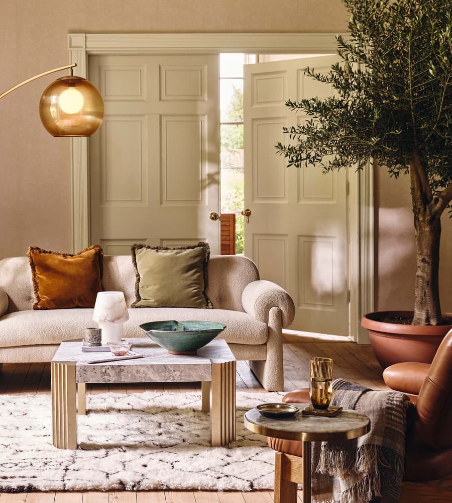 Athena Coffee Table, Grey Norway Marble