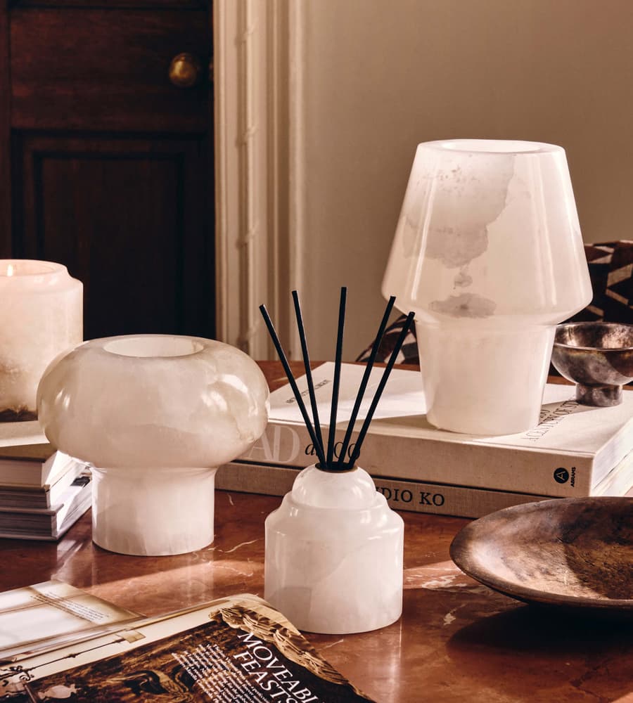 Trento Fig Verde Diffuser, Alabaster, 150ml