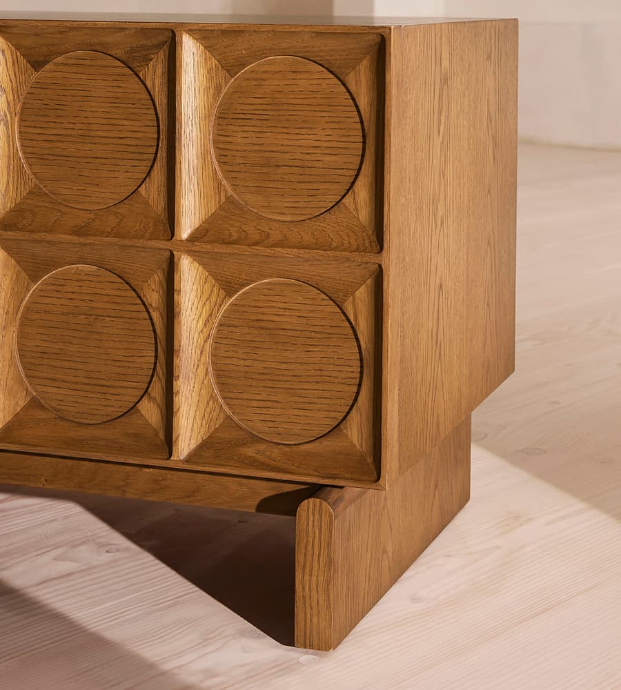 Marcel Media Unit, Medium Oak - Soho Home
