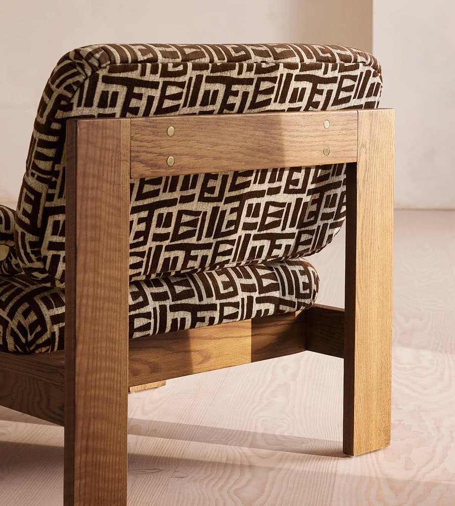 Horton Armchair, Pierre Frey Tsomba, Ecru