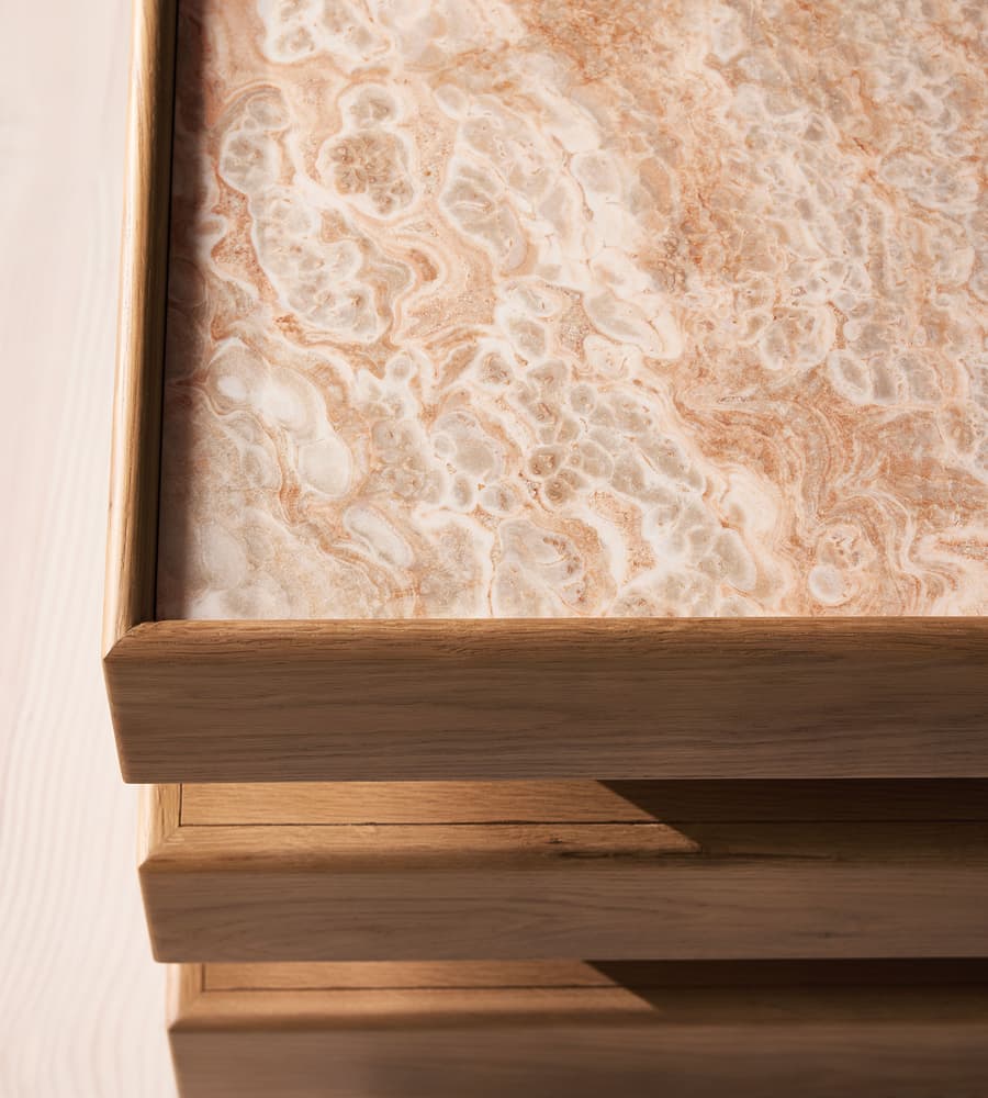 Flynn Side Table, Lacorado Marble - Soho Home