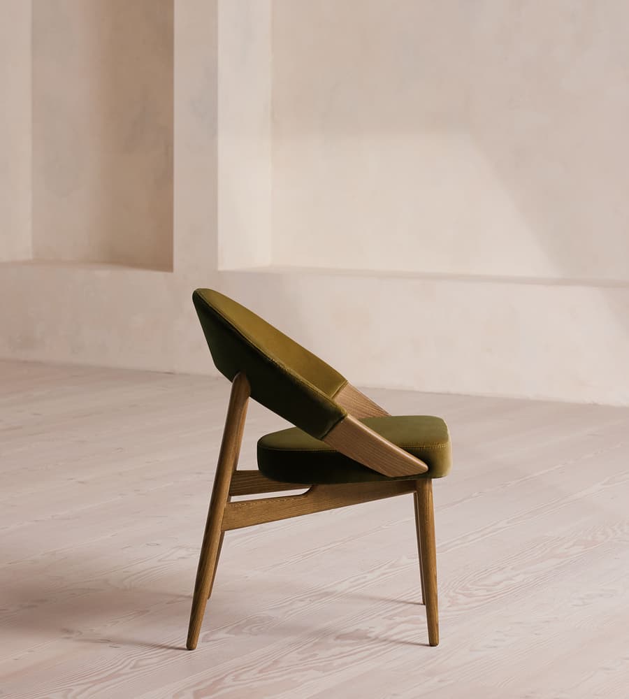 Lachlan Dining Chair, Olive Velvet US