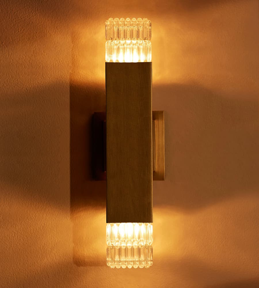Kennedy Wall Light, Tall, IP44, UK