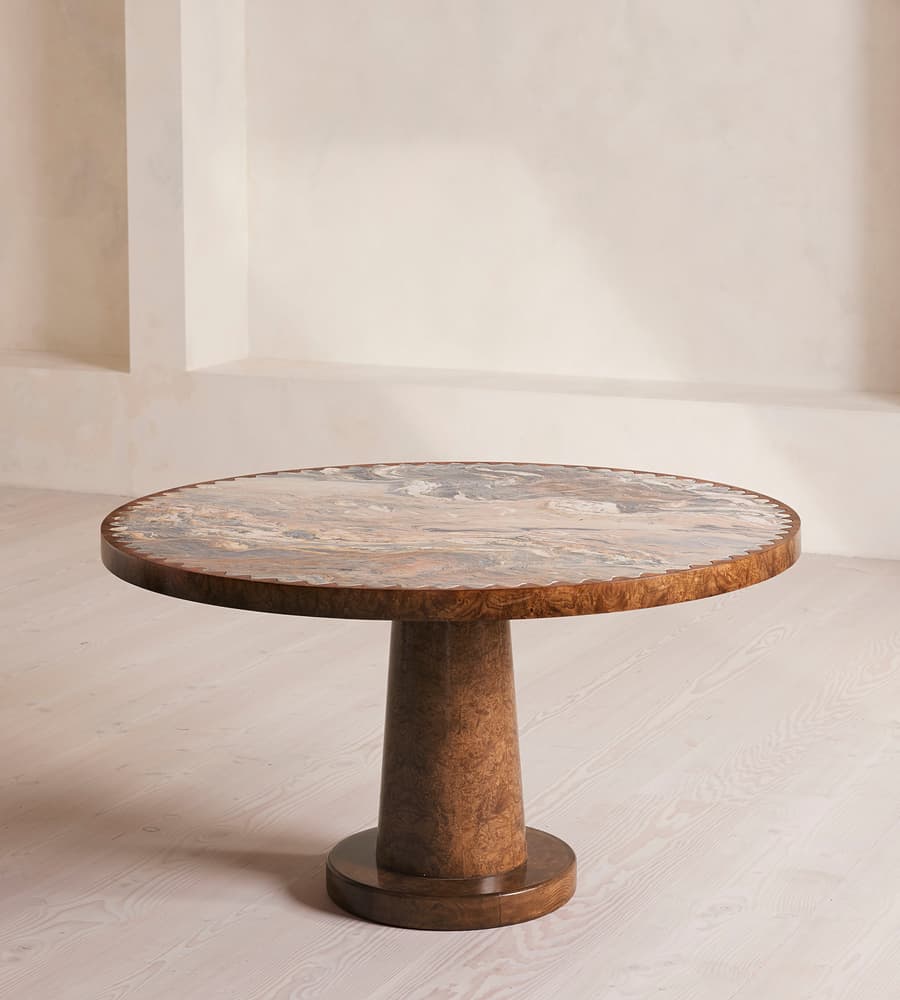 Fiore Dining Table, Brazilian Quartzite