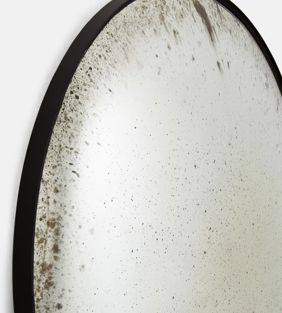 Convex Bronze Edge Wall Mirror By Sean Phelan