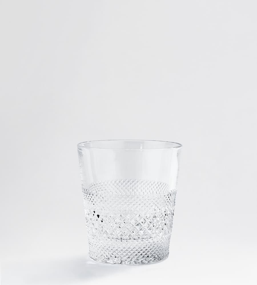 Huxley Cut Crystal Rocks Glass, Set of Four