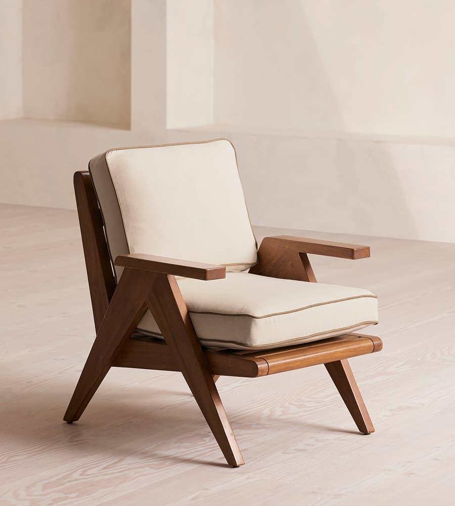 Lia Low Dining Chair, Natural