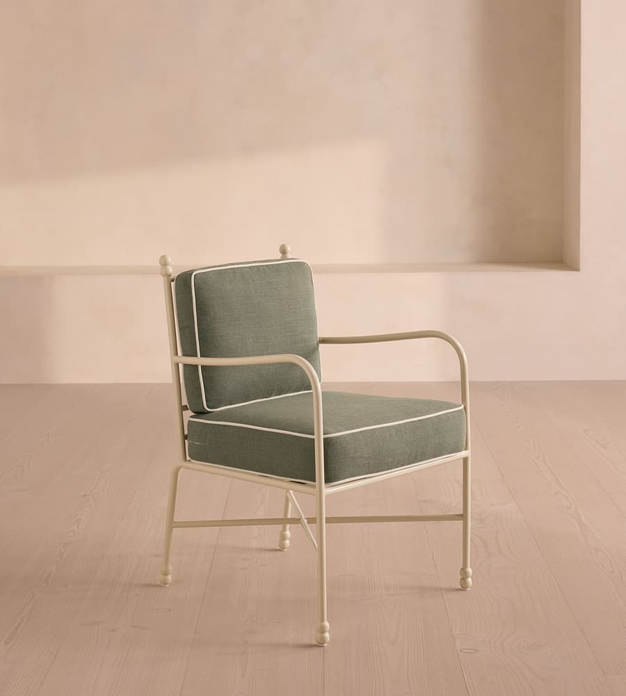 Fawn Outdoor Dining Chair, Sage, US