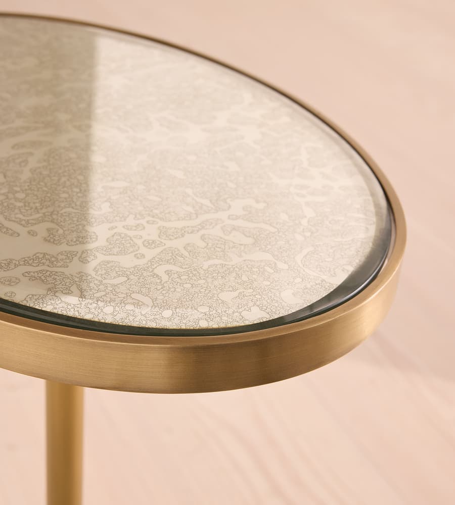 Soho Cinema Side Table | Glass-Topped Side Table | Soho Home