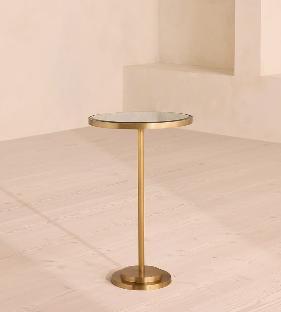 Soho Cinema Side Table | Glass-Topped Side Table | Soho Home