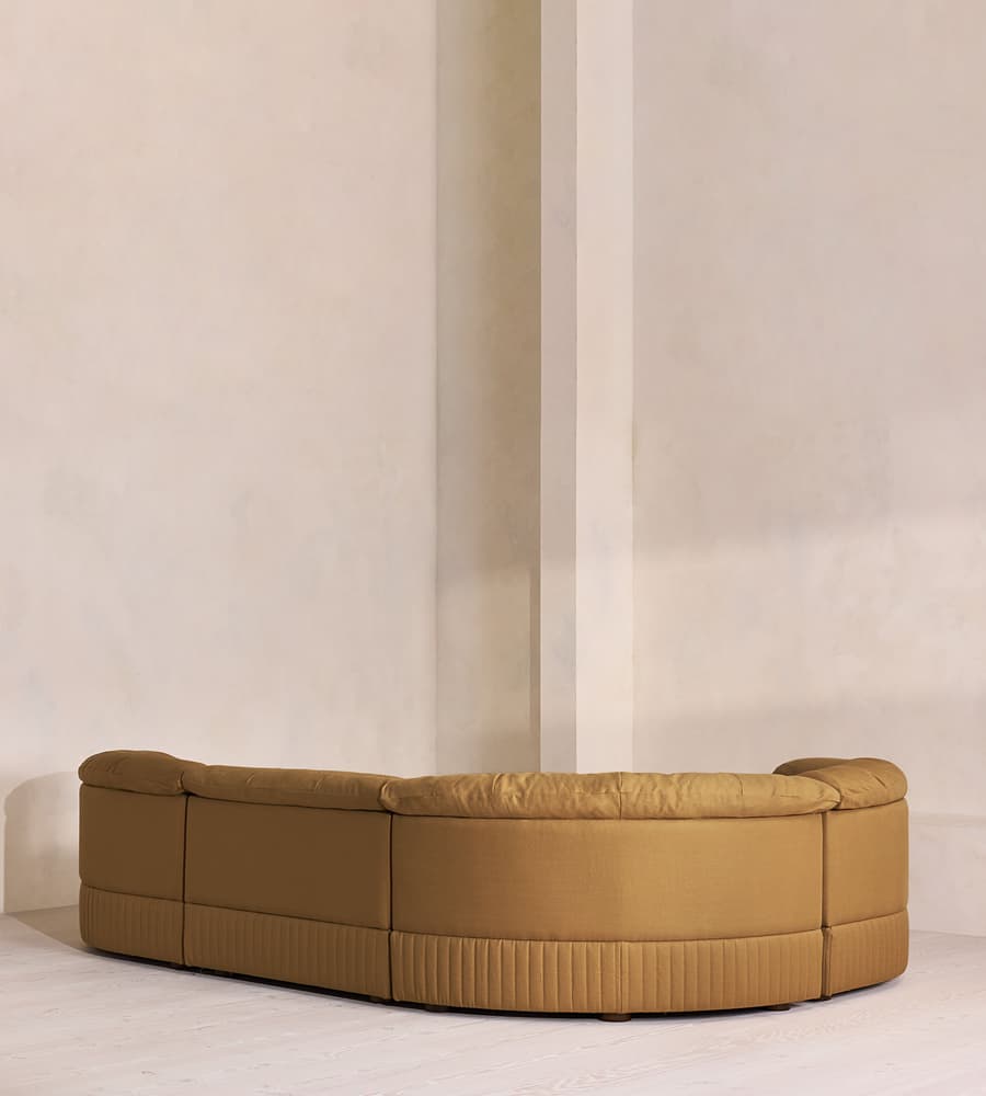 Oona Modular Sofa, L-Shape Sofa, Linen, Ochre, UK