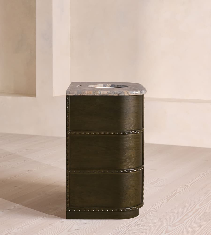 Pietro Single Vanity, Brazilian Quartzite