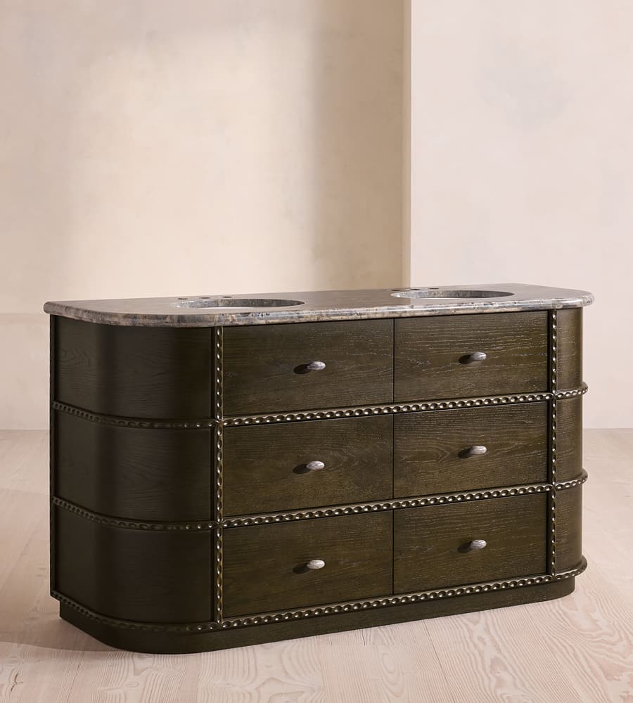 Pietro Double Vanity, Brazilian Quartzite