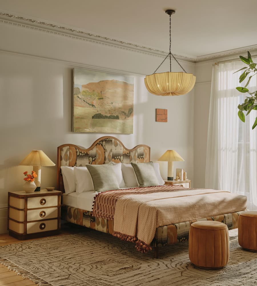 Cora Bedside Table, Royal Diana Marble