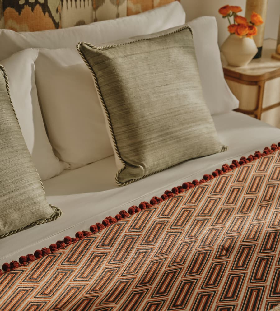 Vende Bedspread, Rust, 130 x 290cm