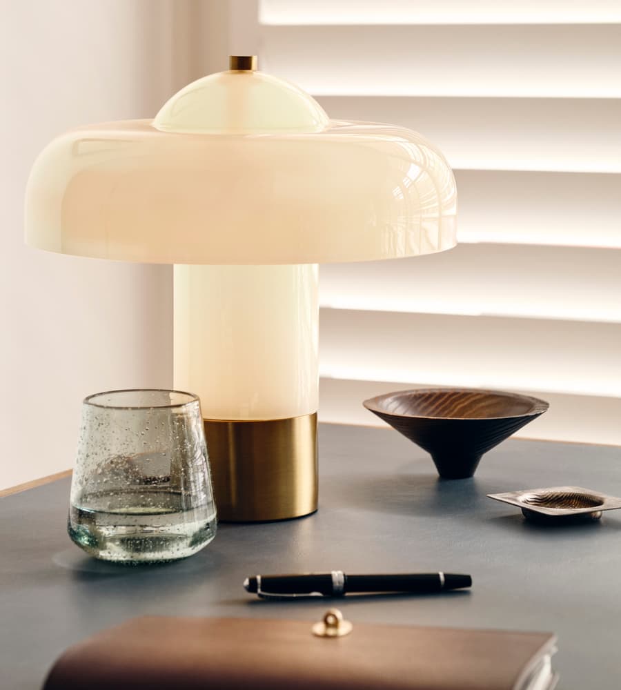 Giovanni Table Lamp, Cream, US