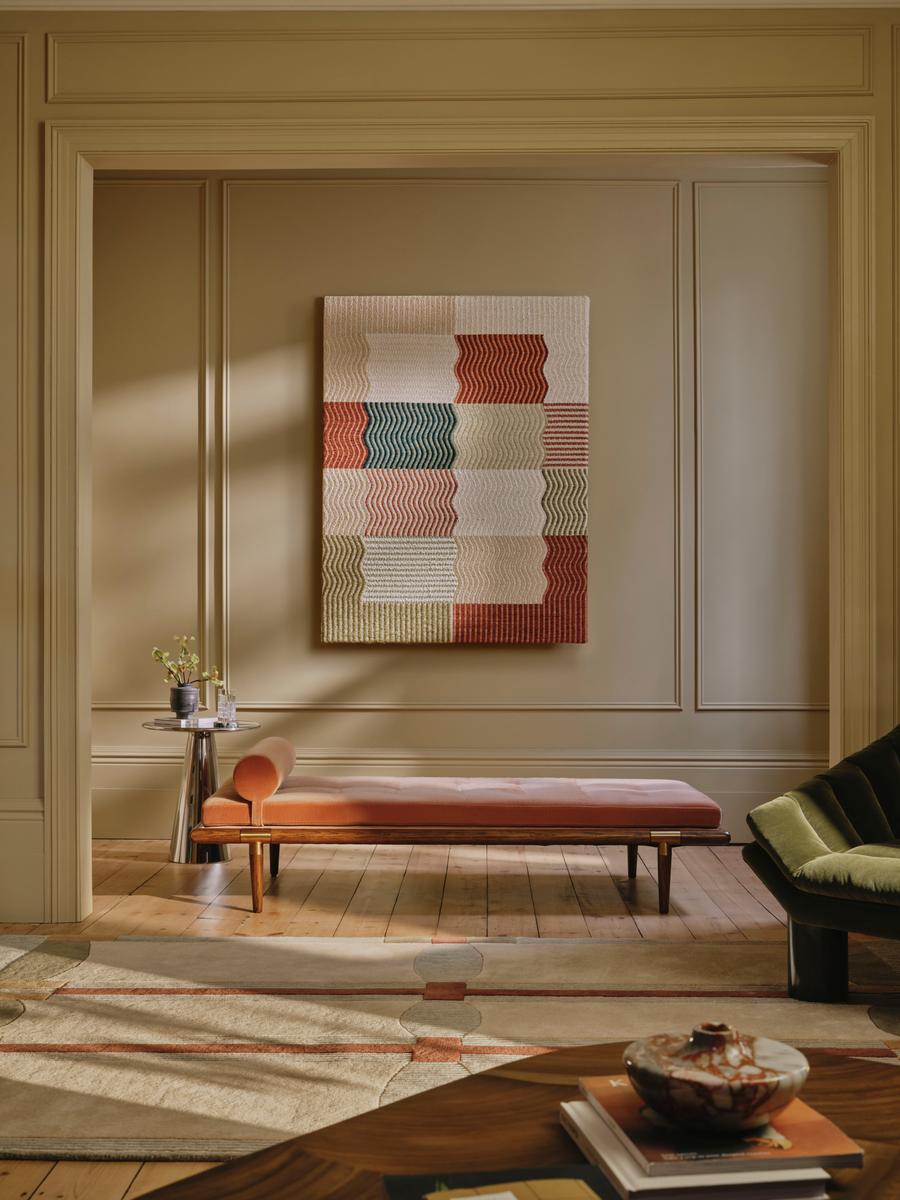 Tristan Bed, King, Linen, Sienna