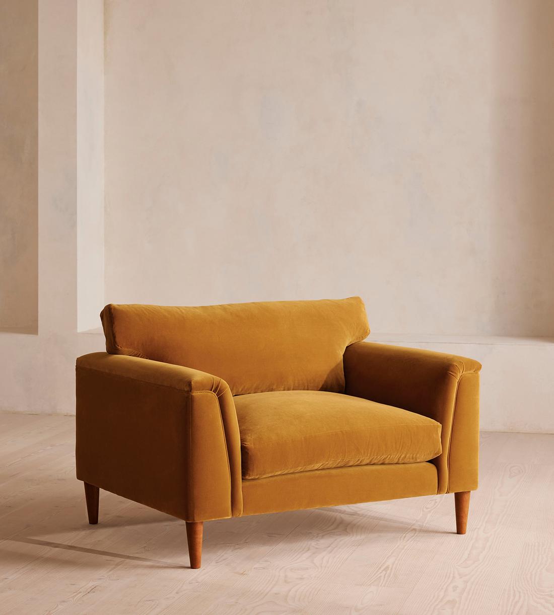 Round loveseat chair store