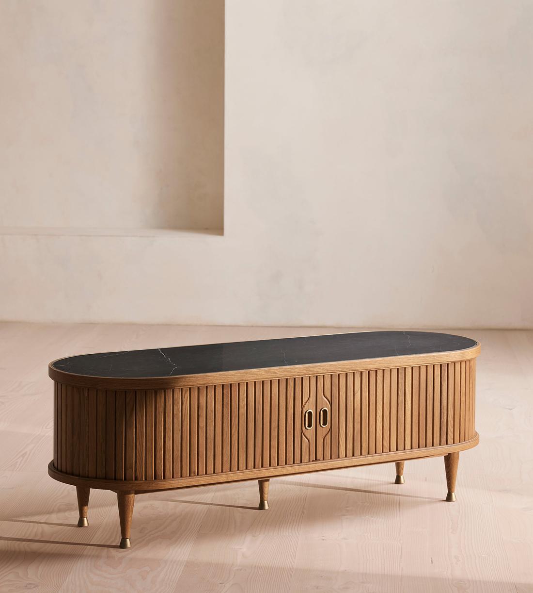 Norah solid wood tv stand store