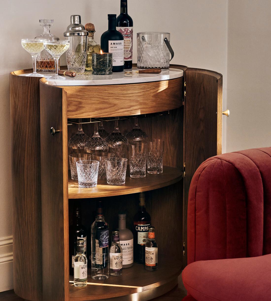 Andrea Compact Bar Carrara Marble