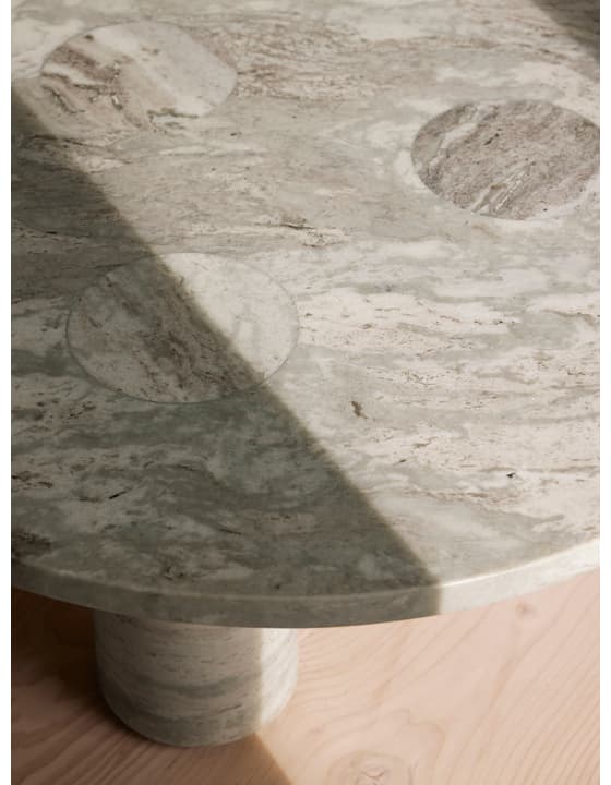 Tisbury Coffee Table, Fantasy Brown Marble - Soho Home