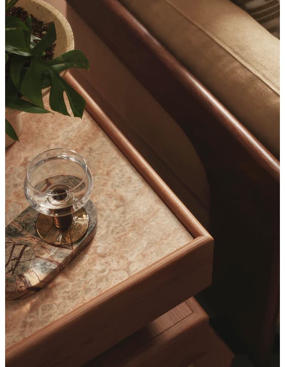 Flynn Side Table, Lacorado Marble - Soho Home
