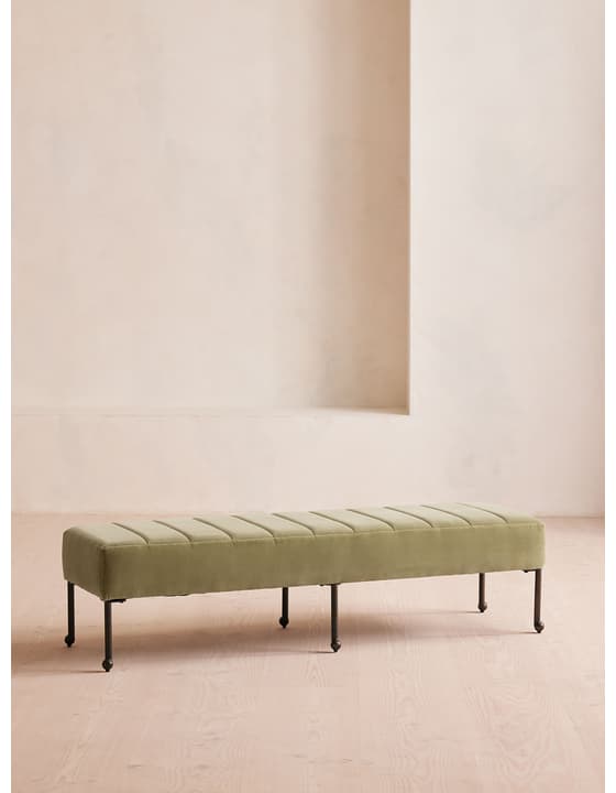 Poppy Bench, Velvet Lichen - Soho Home