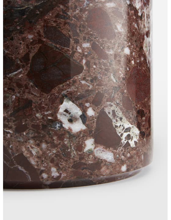 Pavel Red Marble Ice Bucket - Soho Home