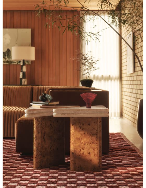 Gia Side Table Set, Roya Diana Marble - Soho Home