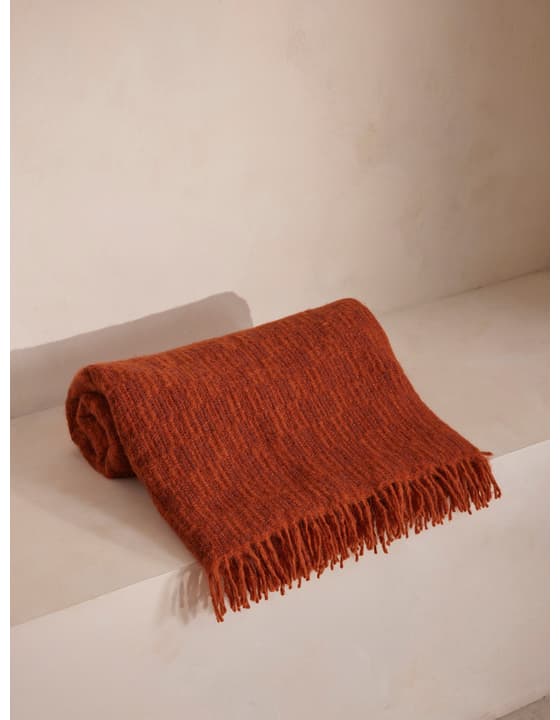 Claudius Throw, Rust - Soho Home