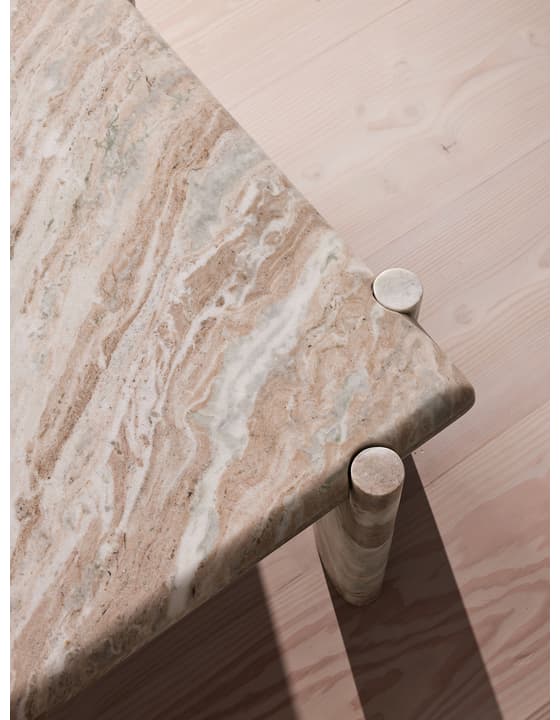 Lorella Coffee Table, Terra Bianca Marble - Soho Home