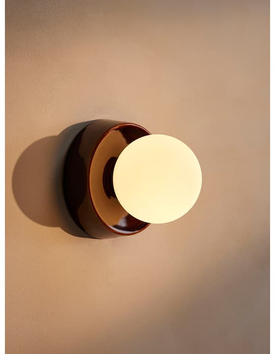 Sophia Wall Light, Brown - Soho Home