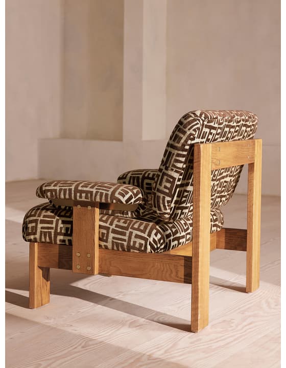 Horton Armchair, Pierre Frey Tsomba, Ecru - Soho Home