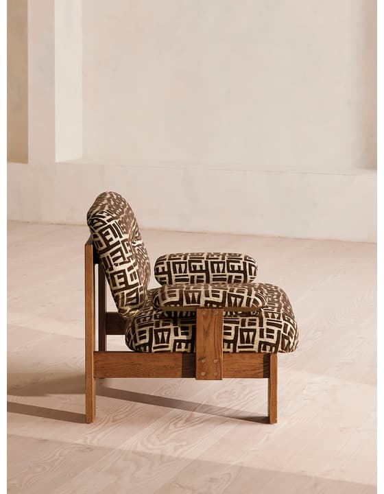 Horton Armchair, Pierre Frey Tsomba, Ecru - Soho Home