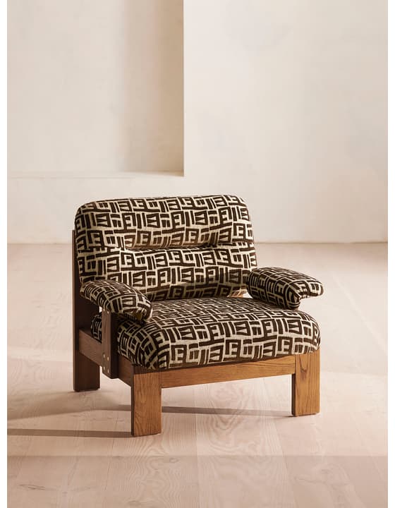 Horton Armchair, Pierre Frey Tsomba, Ecru - Soho Home