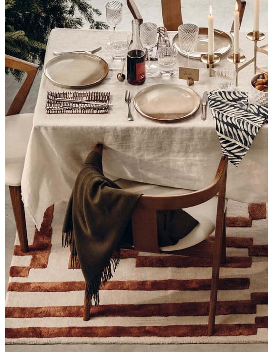 Whitney Linen Tablecloth Cream, 170 x 250cm - Soho Home