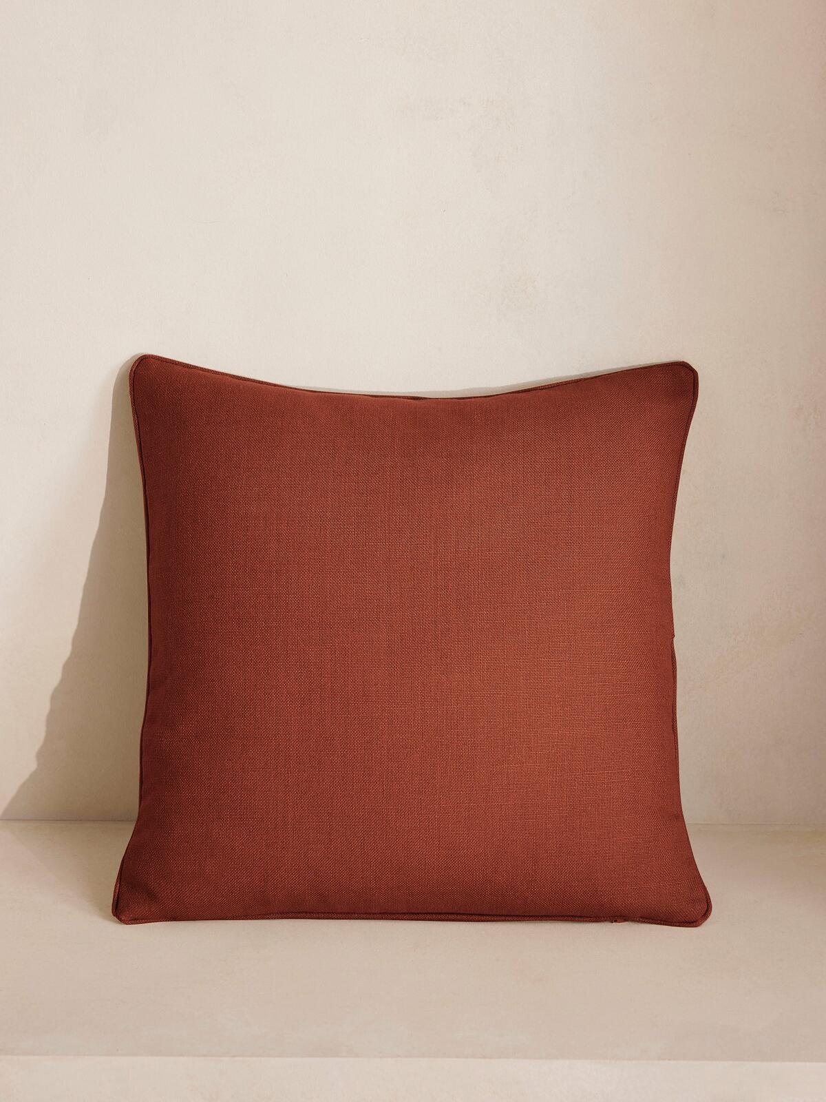 Vinnie Large Square Cushion, Sienna, US - Soho Home