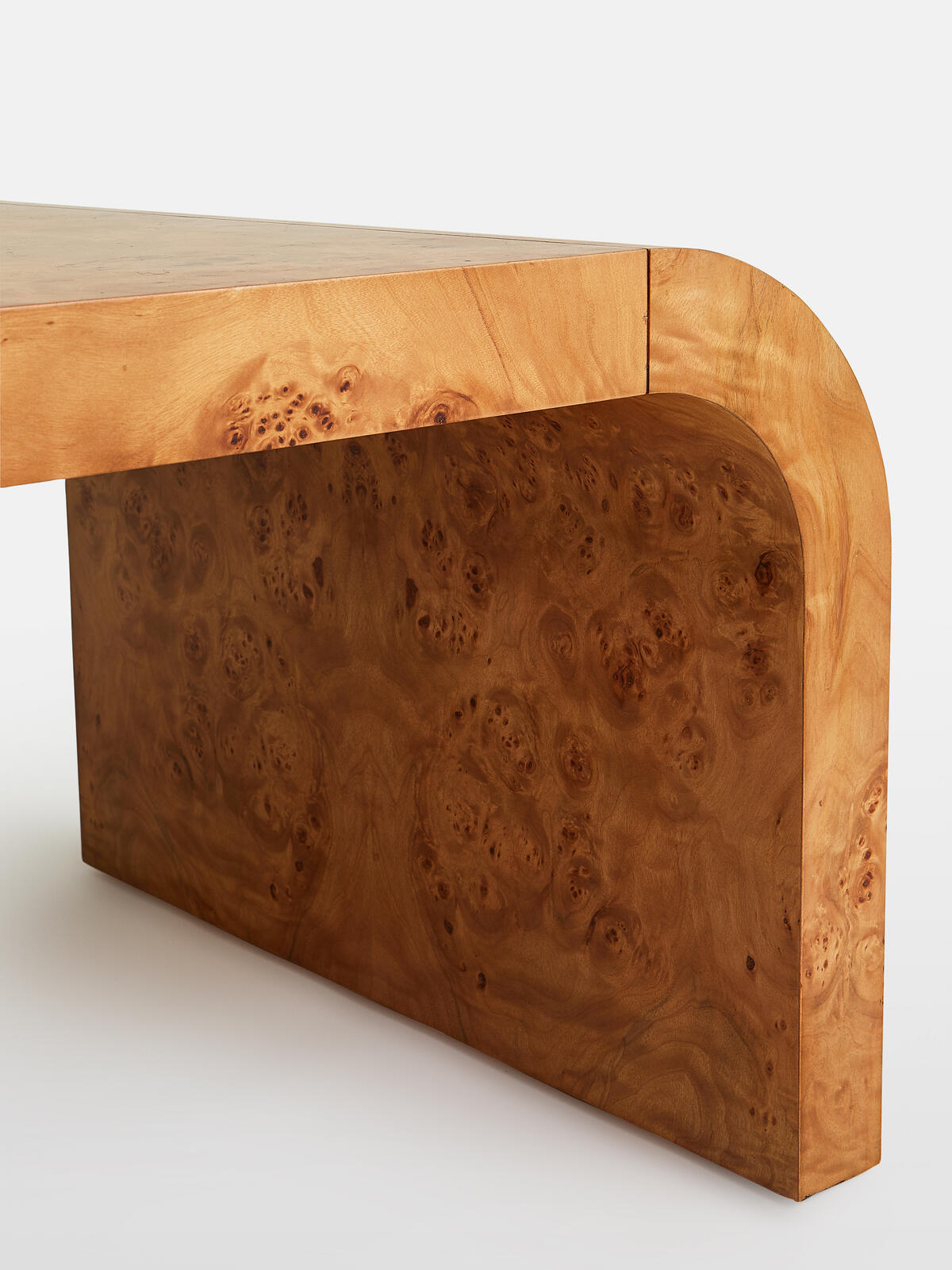 Wallace Coffee Table, Mappa Burl - Soho Home