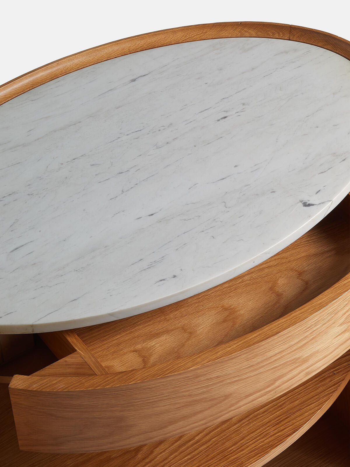 Andrea Compact Bar, Carrara Marble - Soho Home