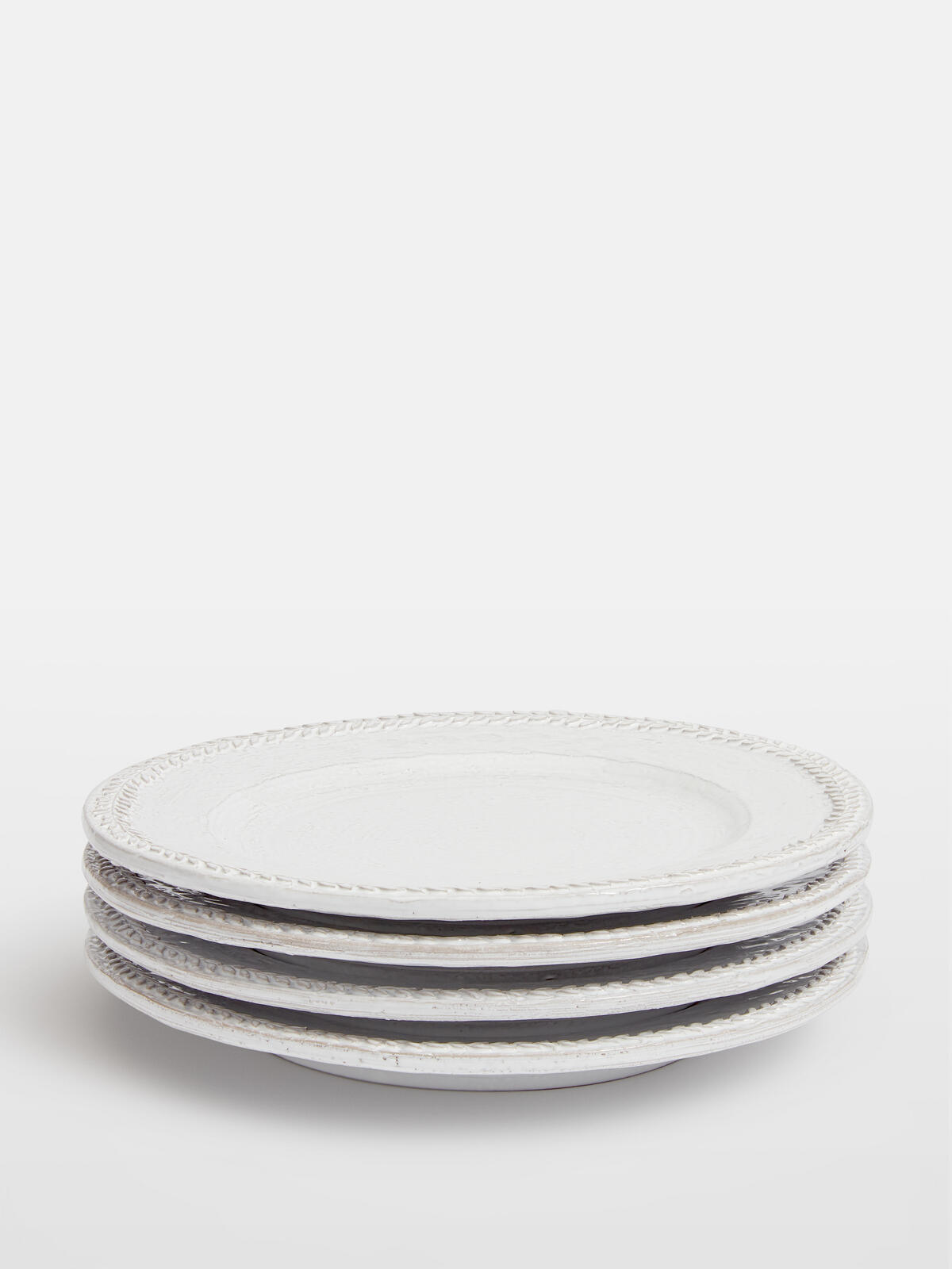 Hillcrest Side Plate, White, Set of Four - Soho Home