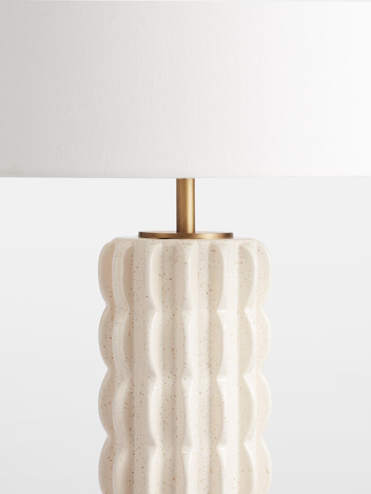 Finn Table Lamp, White, US - Soho Home