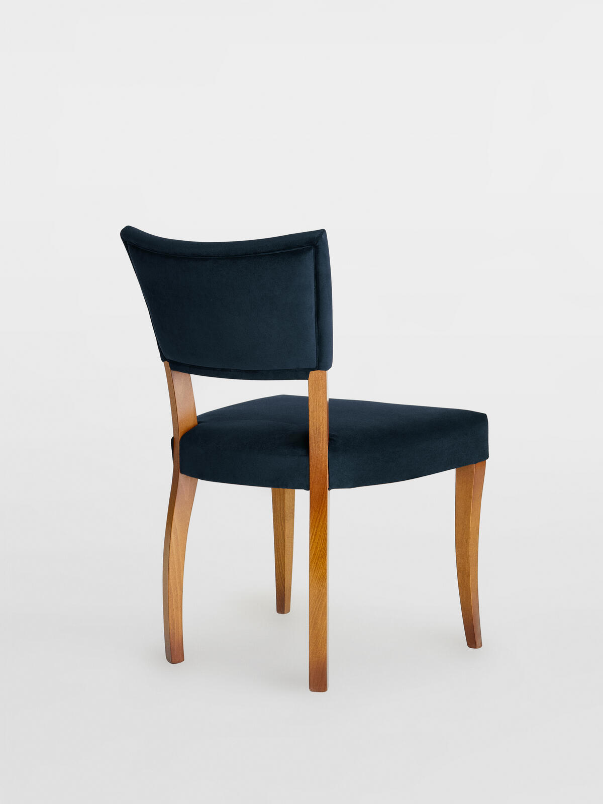 Pair of Molina Dining Chairs, Velvet, Indigo - Soho Home